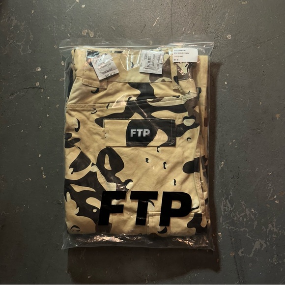 FTP | Pants | Ftp Desert Camouflage Cargo Pants | Poshmark